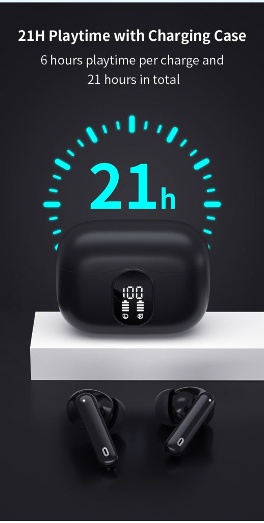 BJBJ A90 Pro TWS Earbuds with Digital Display - BJBJEARBUDS