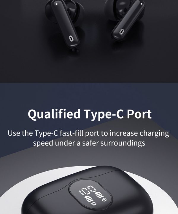 BJBJ A90 Pro TWS Earbuds with Digital Display - BJBJEARBUDS