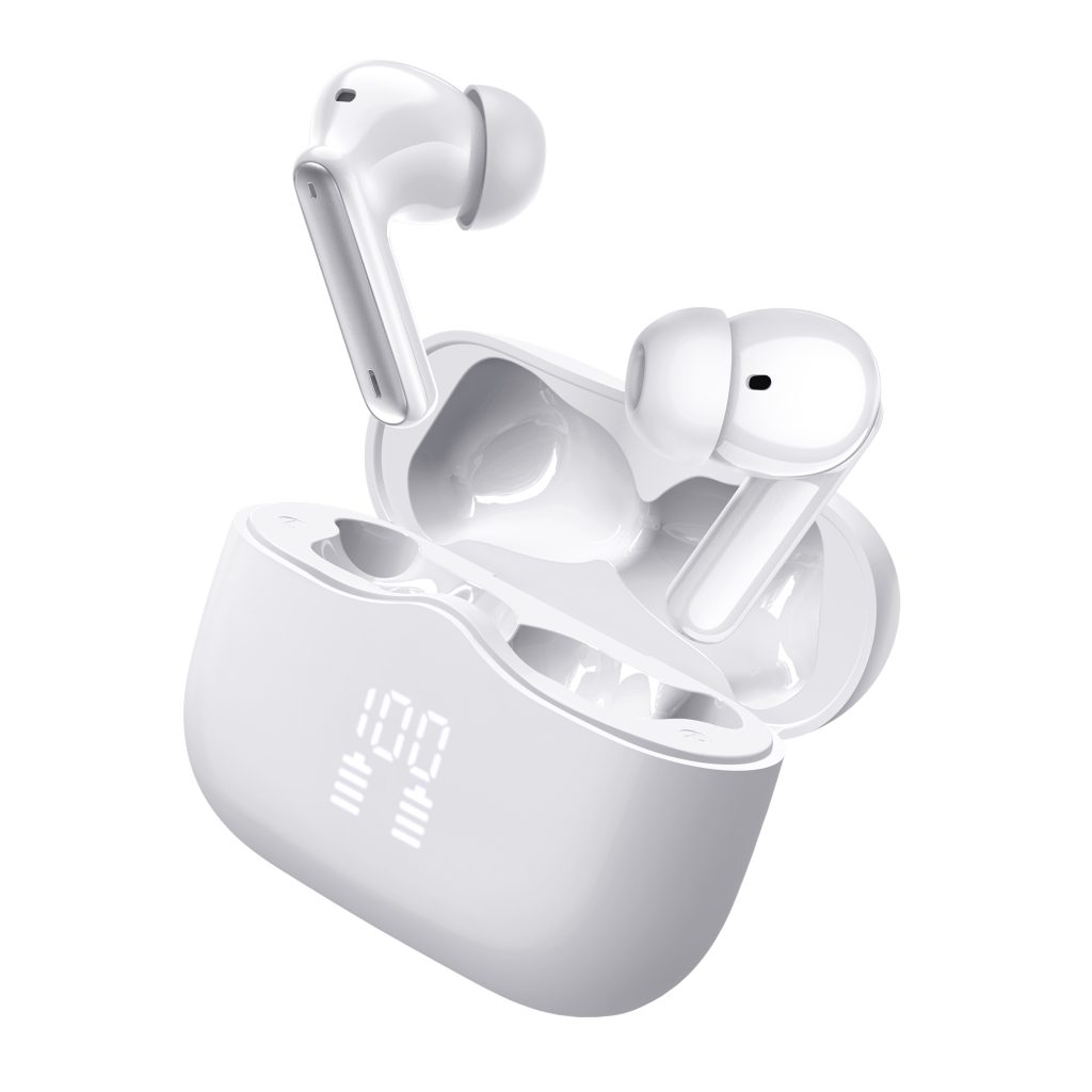 BJBJ A97 Pro TWS Earbuds Wite Smart Digital Display - BJBJEARBUDS
