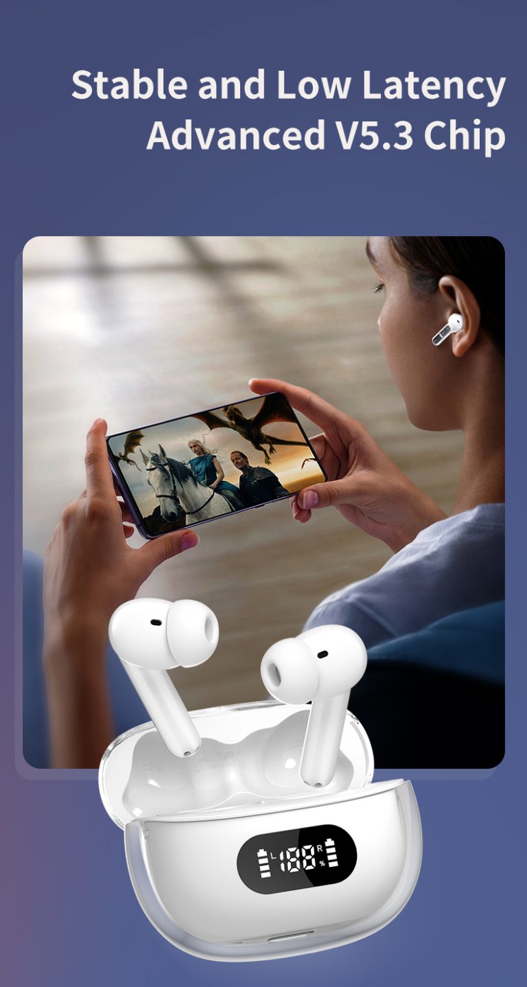 BJBJ P1 Pro True Wireless Noise-cancelling Earphones - BJBJEARBUDS