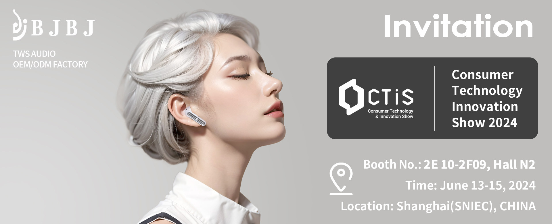 BJBJ at Consumer Technology Innovation Show - BJBJEARBUDS