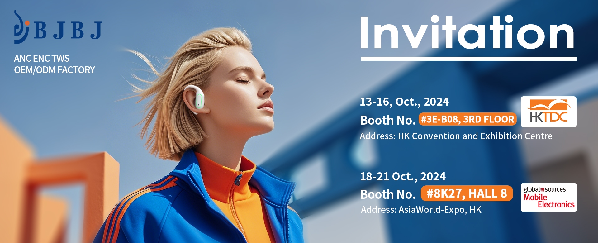 BJBJ exhibition invitation - BJBJEARBUDS